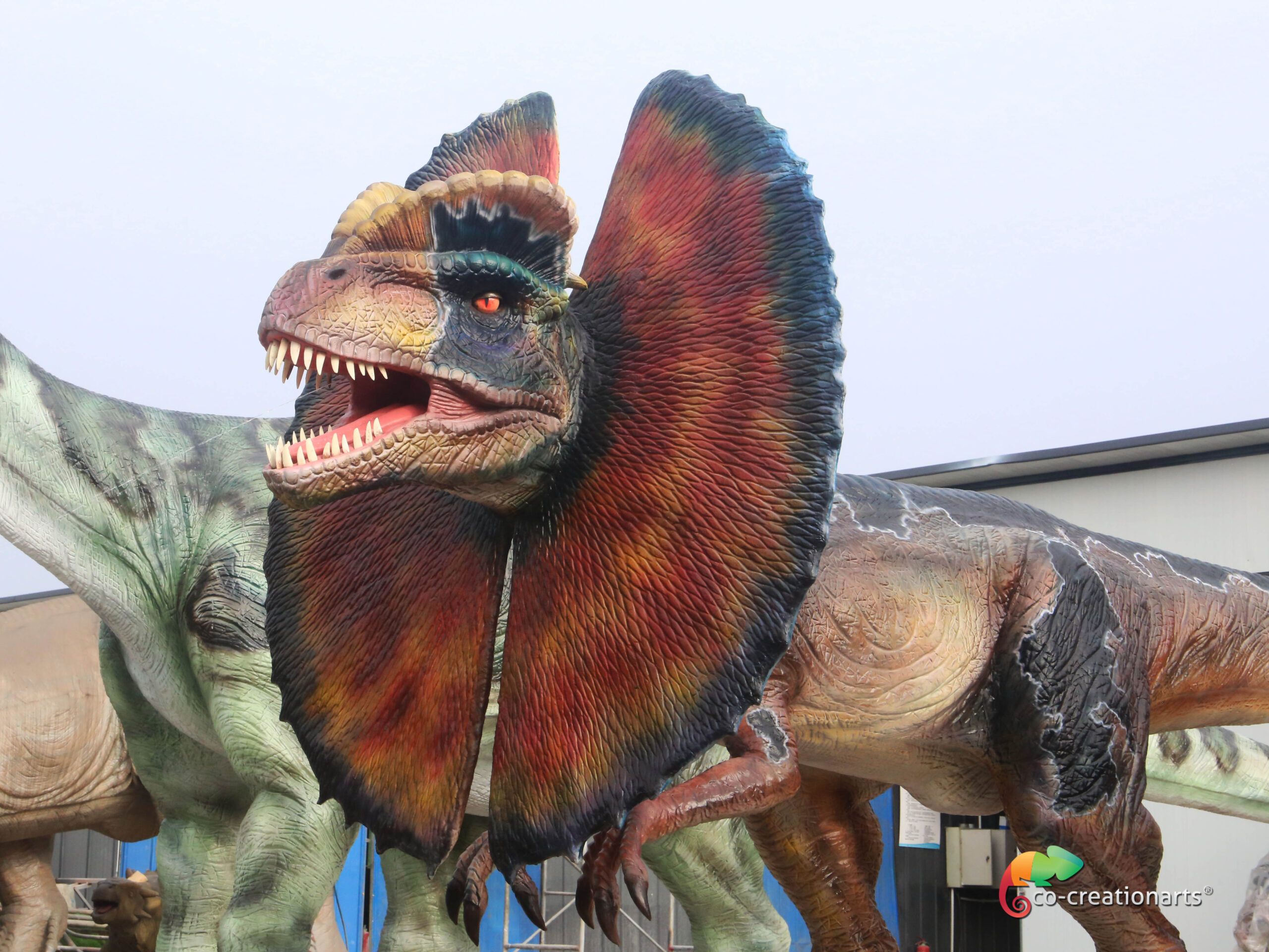 Life Size Animatronic Dilophosaurus CCAD-096 | Produce Animatronic ...